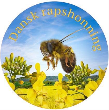 Tillægsetiketter 200 stk Dansk Rapshonning